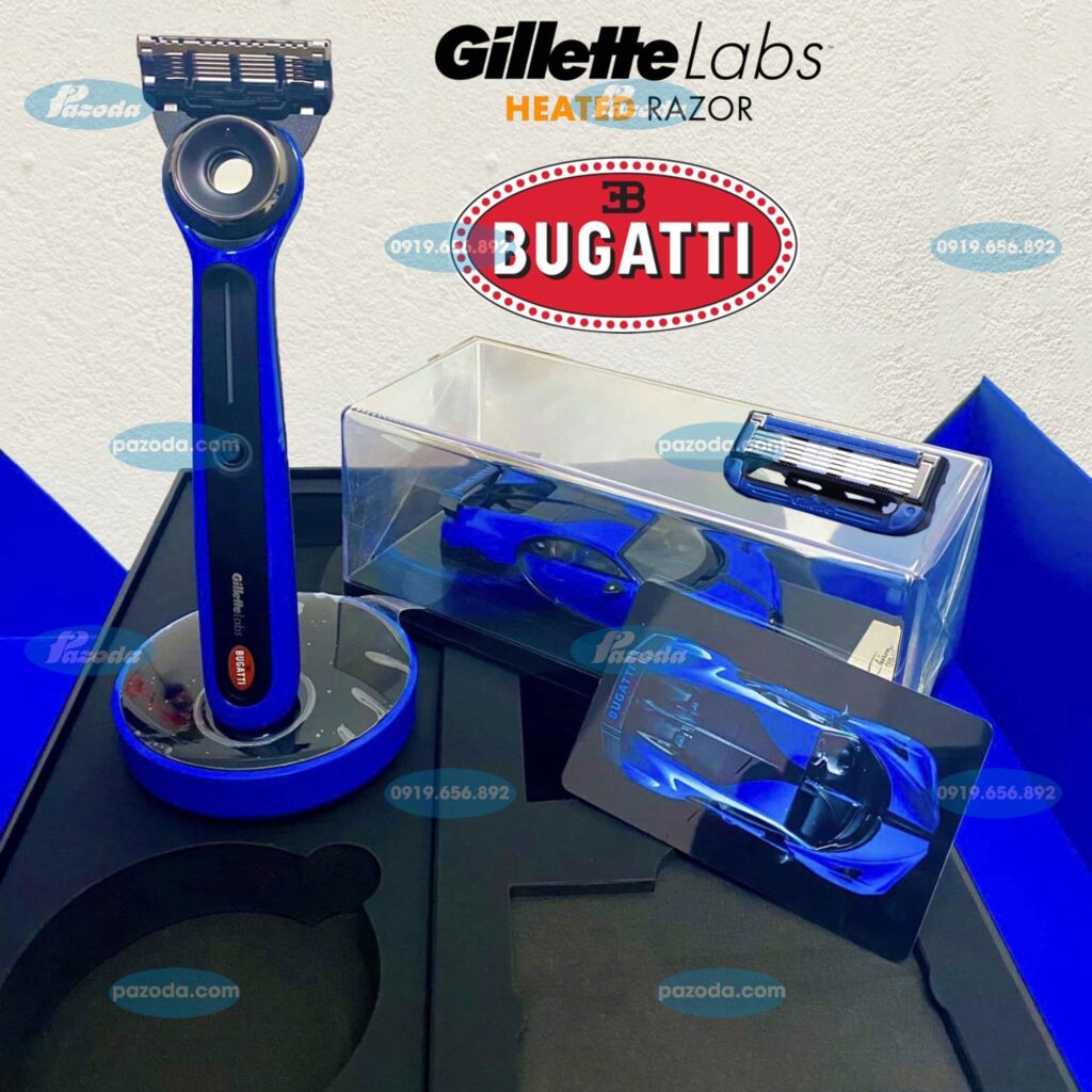 Dao cạo râu 5 lưỡi Gillette Labs Heated Razor Bugatti